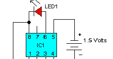 Led Flasher with the LM3909 IC - electronics