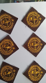 100 biji - pandu bordir - wosm bordir - pandu dunia - tanda pandu dunia ...