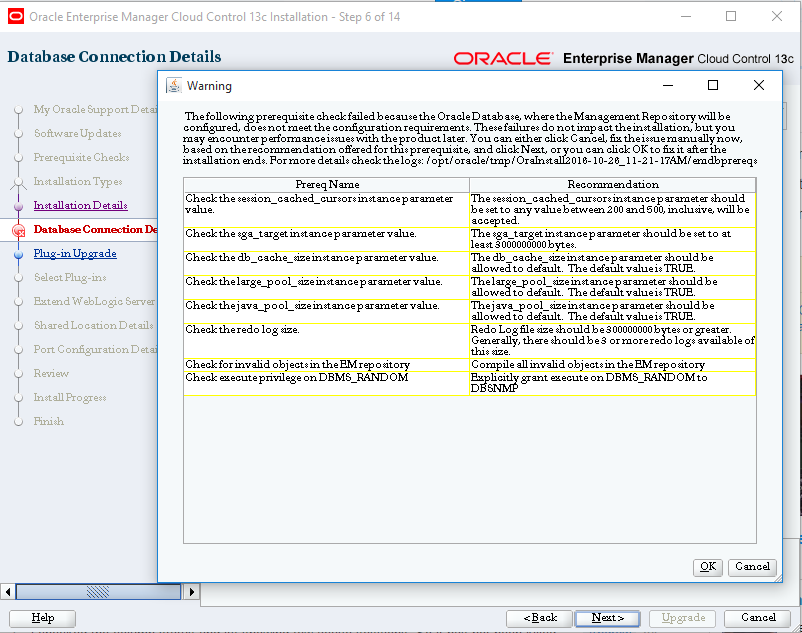 Oracle: Oracle OMS upgrade from 13.1 to 13.2 version