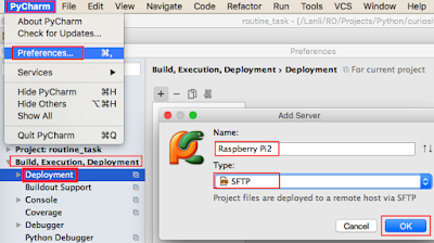 I touchs: Raspberry Pi: Python Remote Development With PyCharm