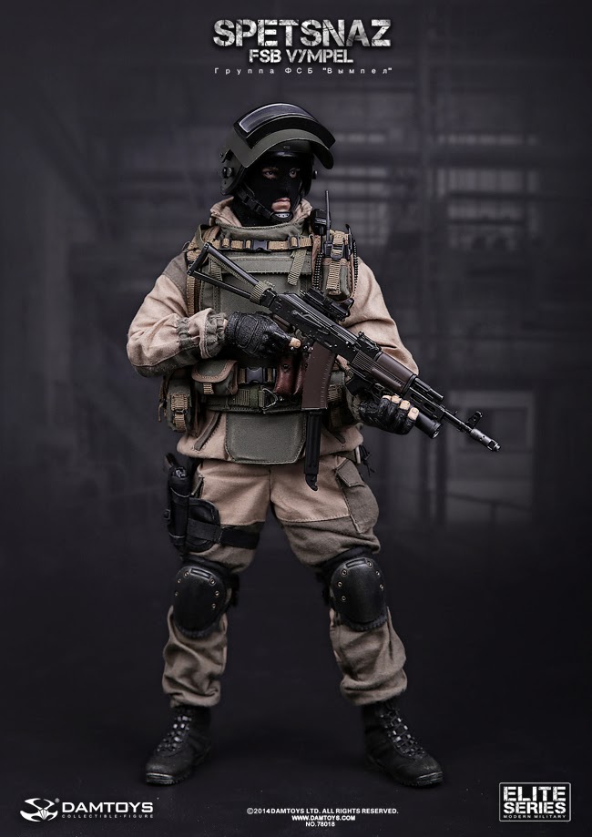 toyhaven: Gotta check out Dam Toys 1/6 scale Spetsnaz FSB Vympel 12 ...