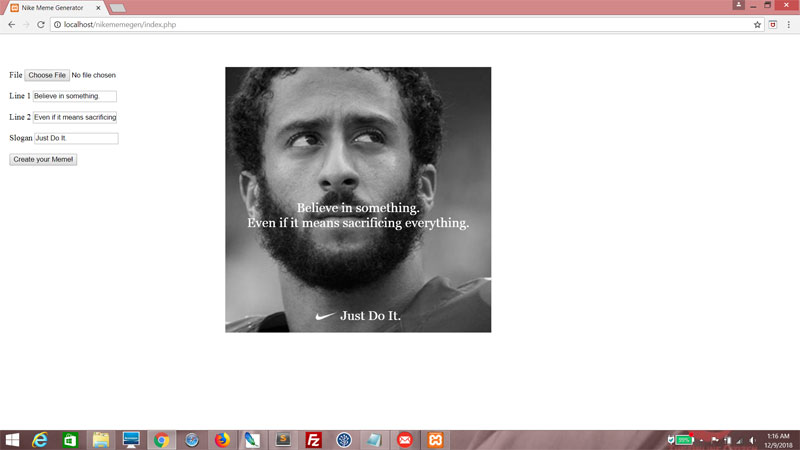 Teochew Thunder: Web Tutorial: Nike Meme Generator