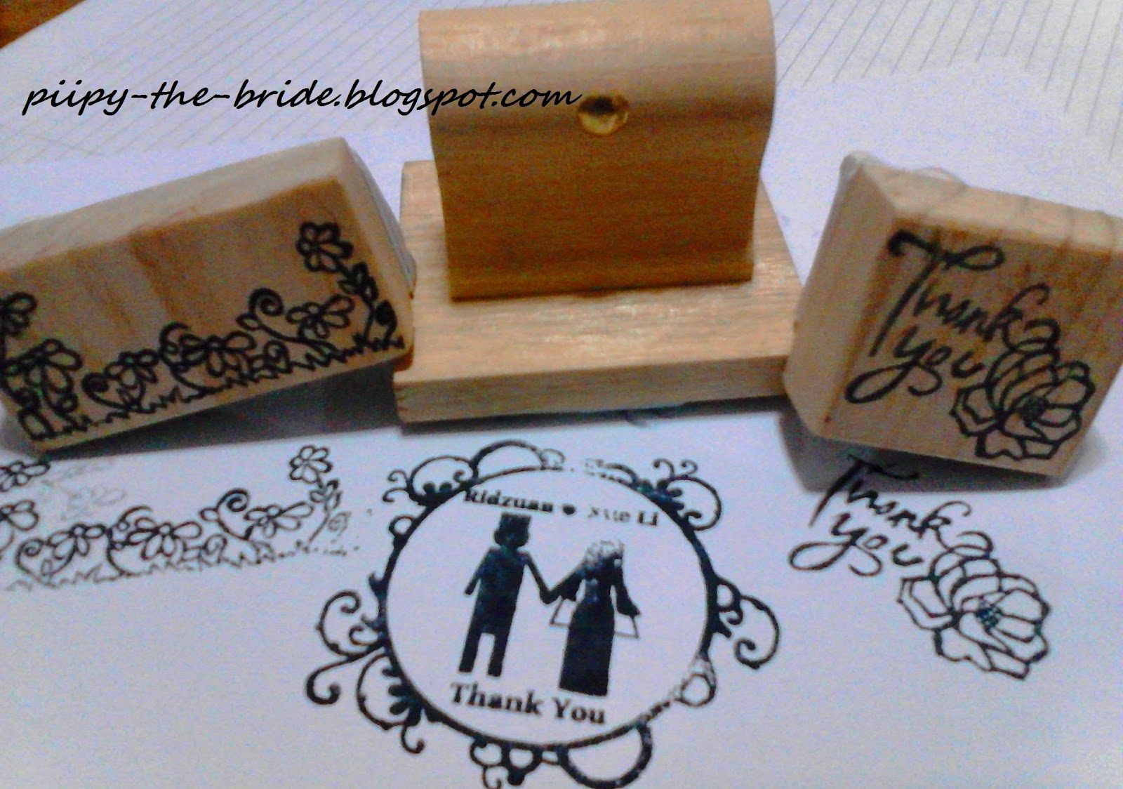 Piipy The Bride: Wedding Stamp. chop chop~