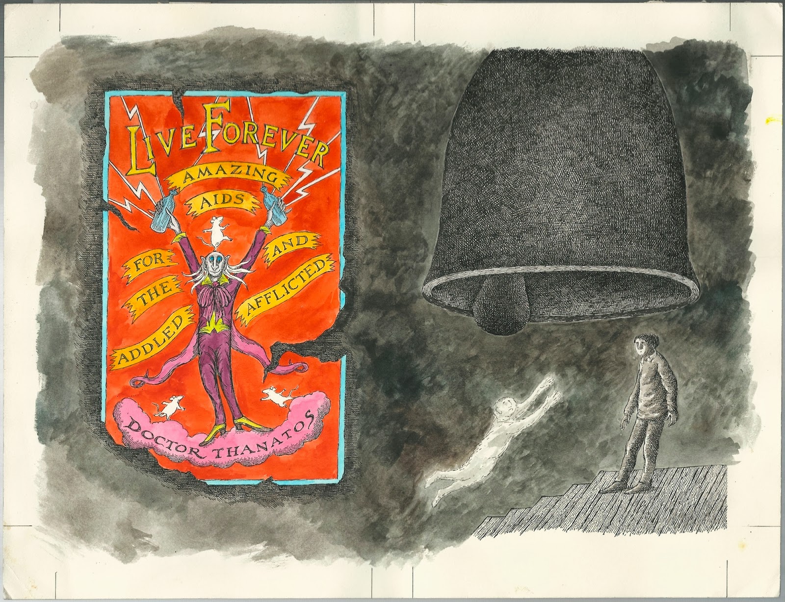 Goreyana: The Bell, The Book and The Spellbinder Original Artwork
