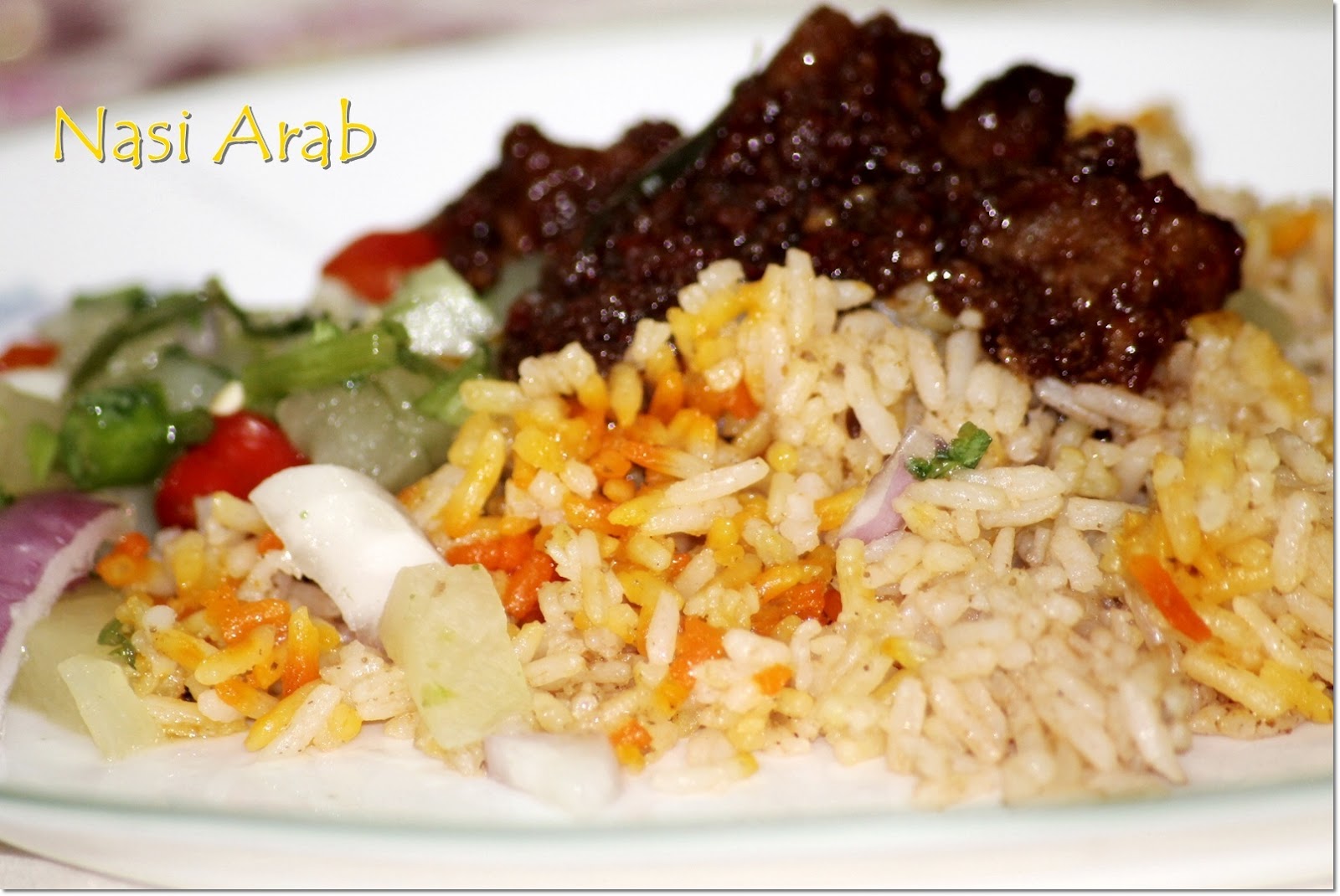 Catatan harian dunia masakan: Nasi Arab