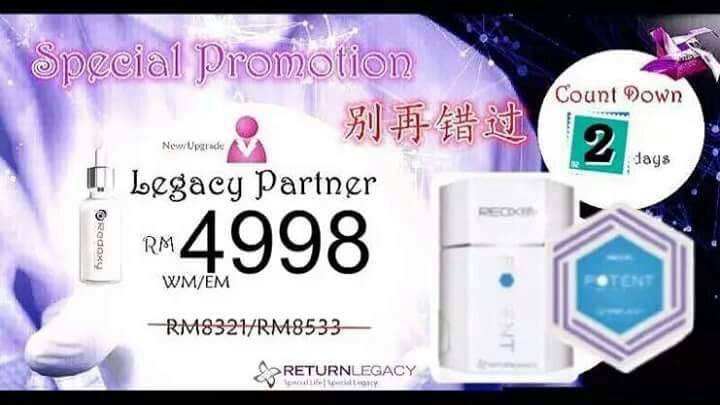 Malaysia Return Legacy Products(reviewed/explained)- Redoxy, Medigold ...