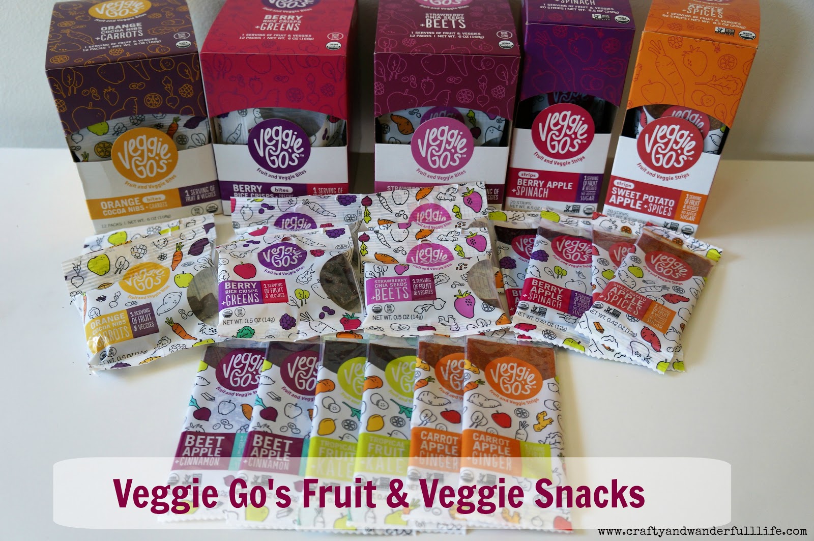 Crafty And Wanderfull Life: Veggie Go's Fruit & Veggie Snacks - REVIEW