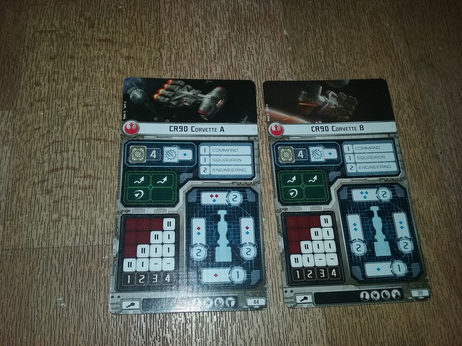 Star Wars Armada CR90 Corvette unboxing