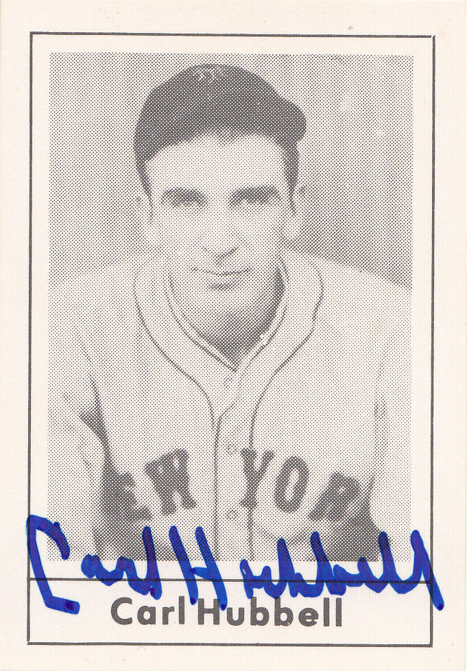 Grand Slam 1978: #35 Carl Hubbell