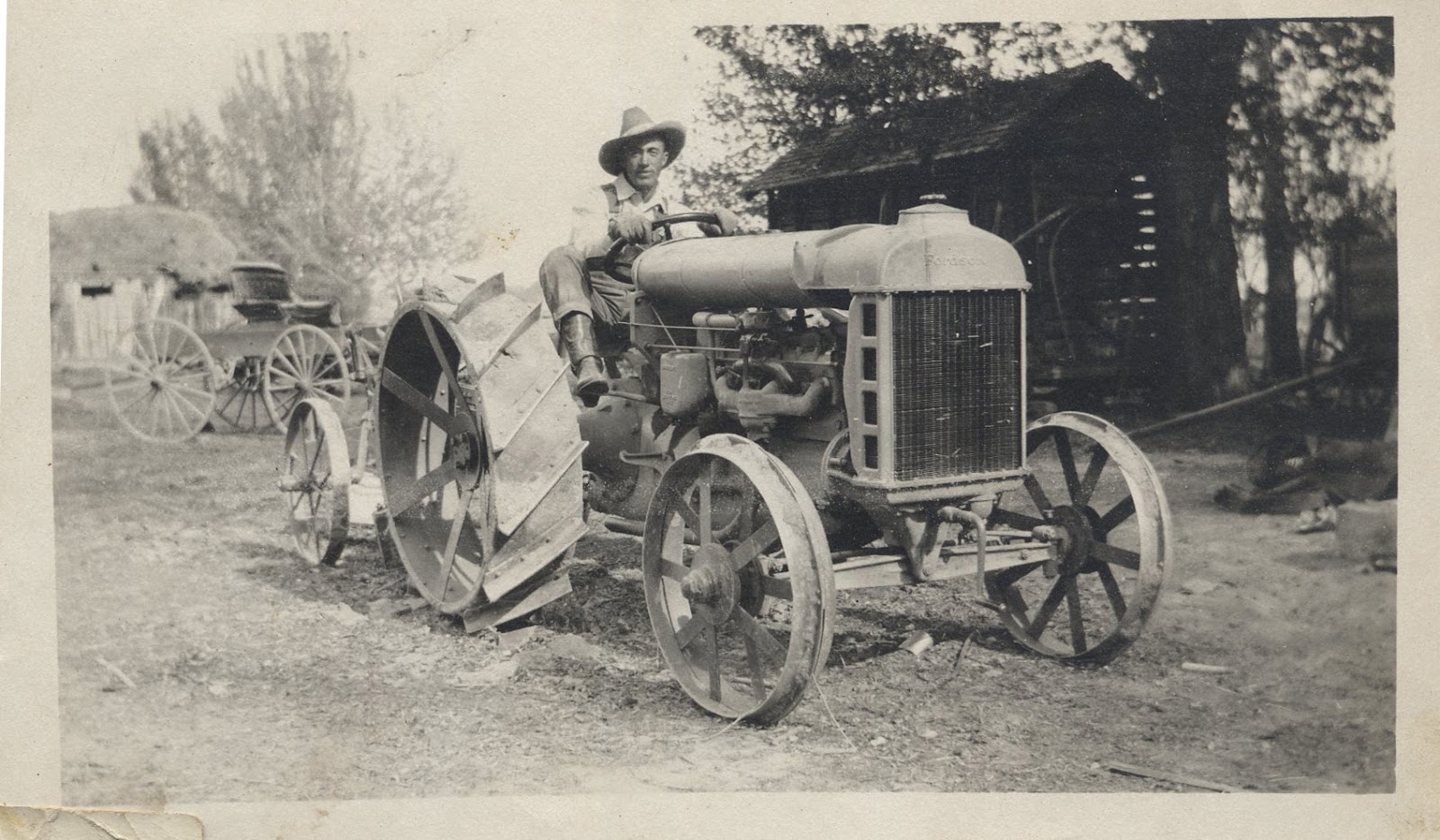 Asher and Birda Merkley: Work around the farm