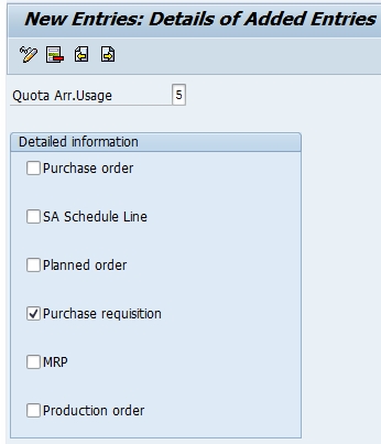 Configure Quota Arrangement in SAP MM | SAP Online Guides