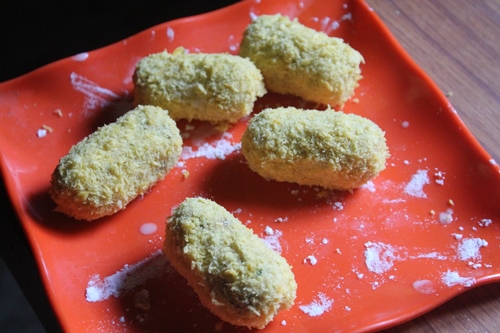 Crispy Chicken Bullets Recipe | Food recipes