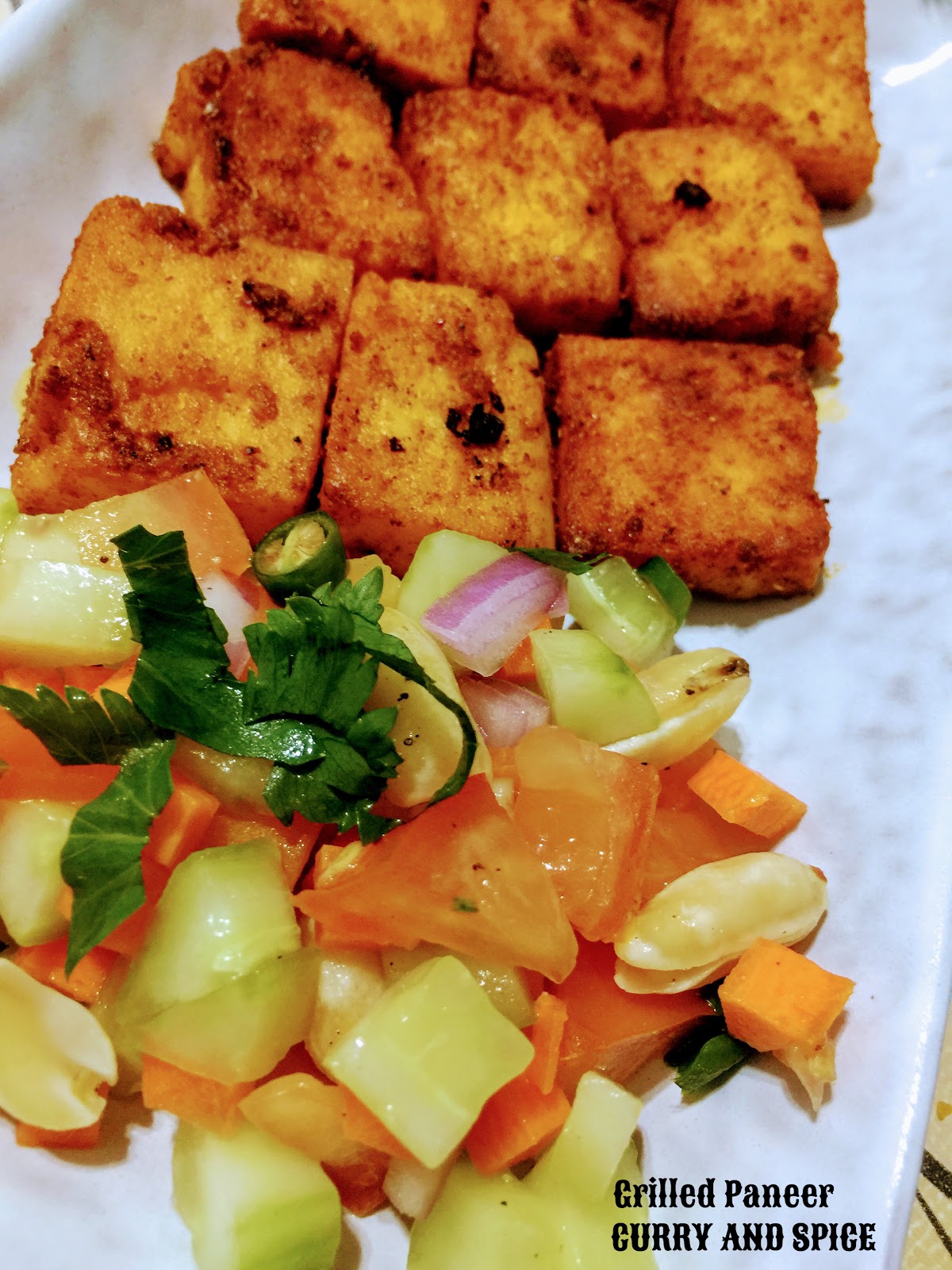 CURRY AND SPICE: GRILLED PANEER