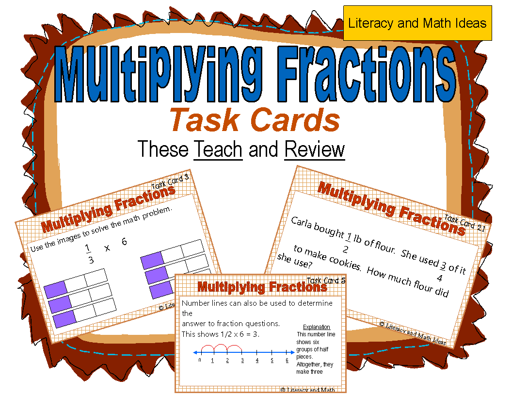 Literacy & Math Ideas: Common Core Number and Operations Fractions ...