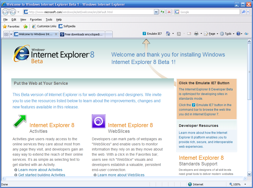 Internet Explorer 10.0 | مدونة إبداعات العرب