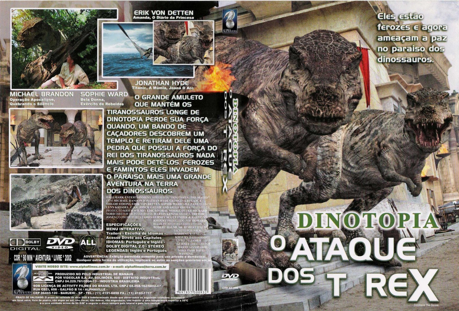 Dinotopia 2 - O Ataque dos T Rex - O Melhor em capas do Brasil