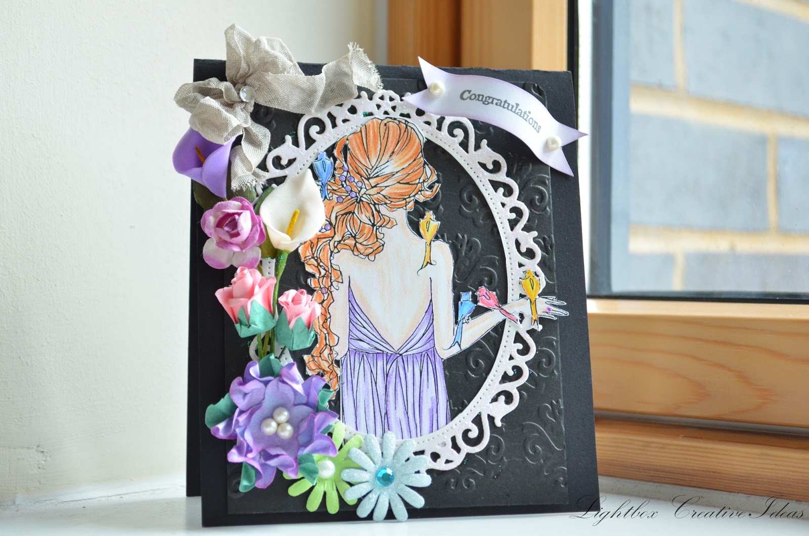 Lightbox creative Ideas: Congratulations card