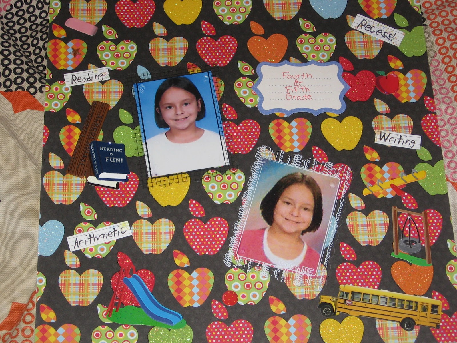 Boxes And Shadows: School Years Scrapbook