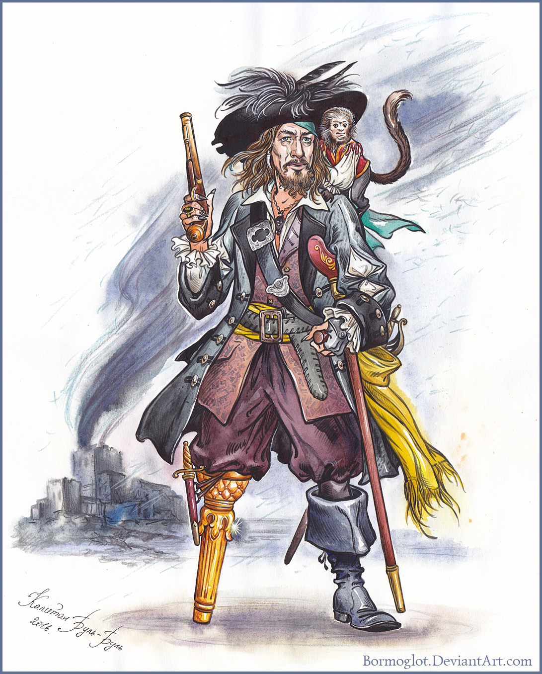 Bring me that horizon! : Captain Hector Barbossa.
