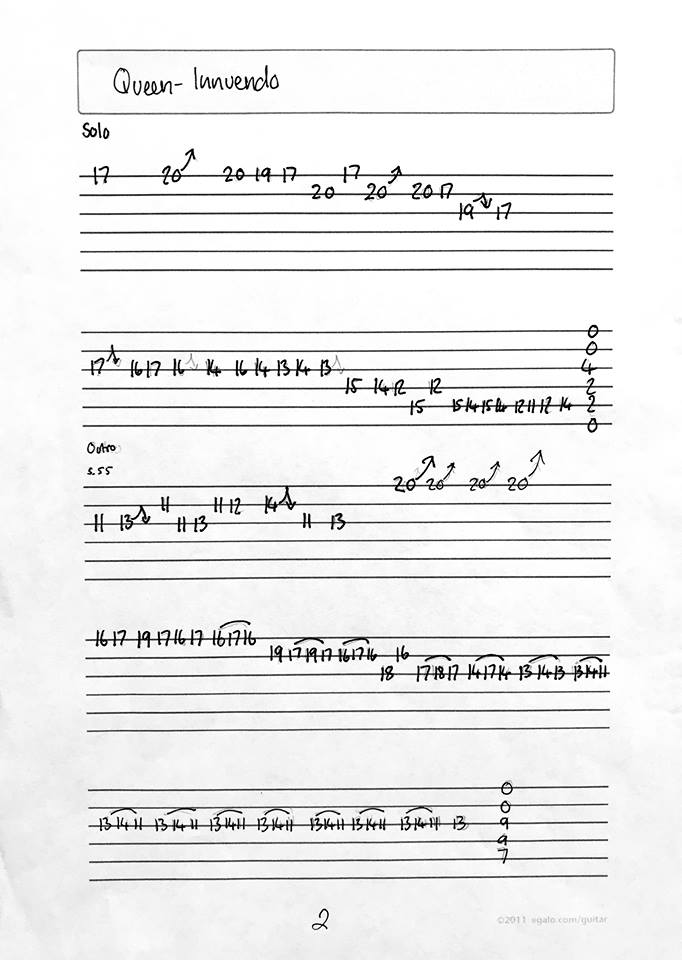 Queen Corner: Queen - Innuendo - Guitar Lesson (Guitar Tab)