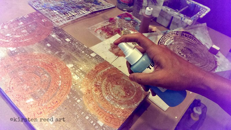 keystrokes & kaleidoscopes: Antiqued Angels with VerDay Paints ...