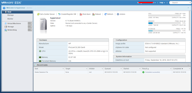 Membuat Virtual machine di VMWARE ESXi 6.7 - Hakko Blog's