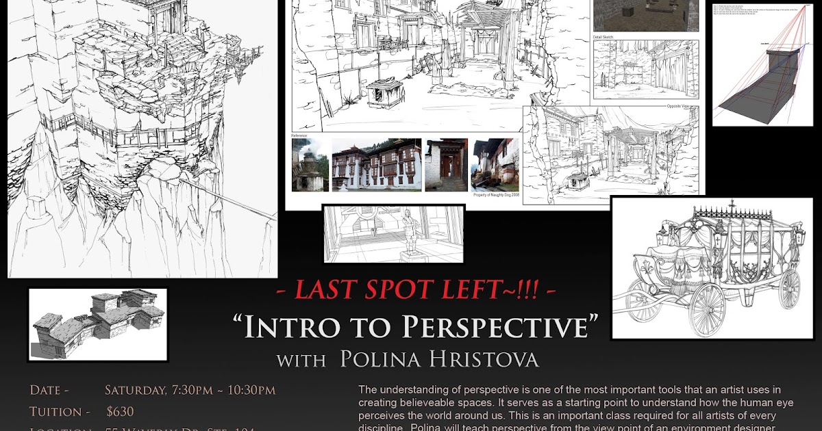 Concept Design Academy: "Intro to Perspective" with Polina Hristova ...