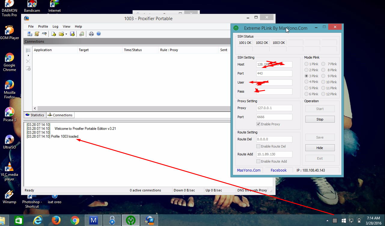 Tutorial Lengkap Dengan Gambar Cara Menngunakan Multi Plink Untuk Isat Sakti | SSH Channel