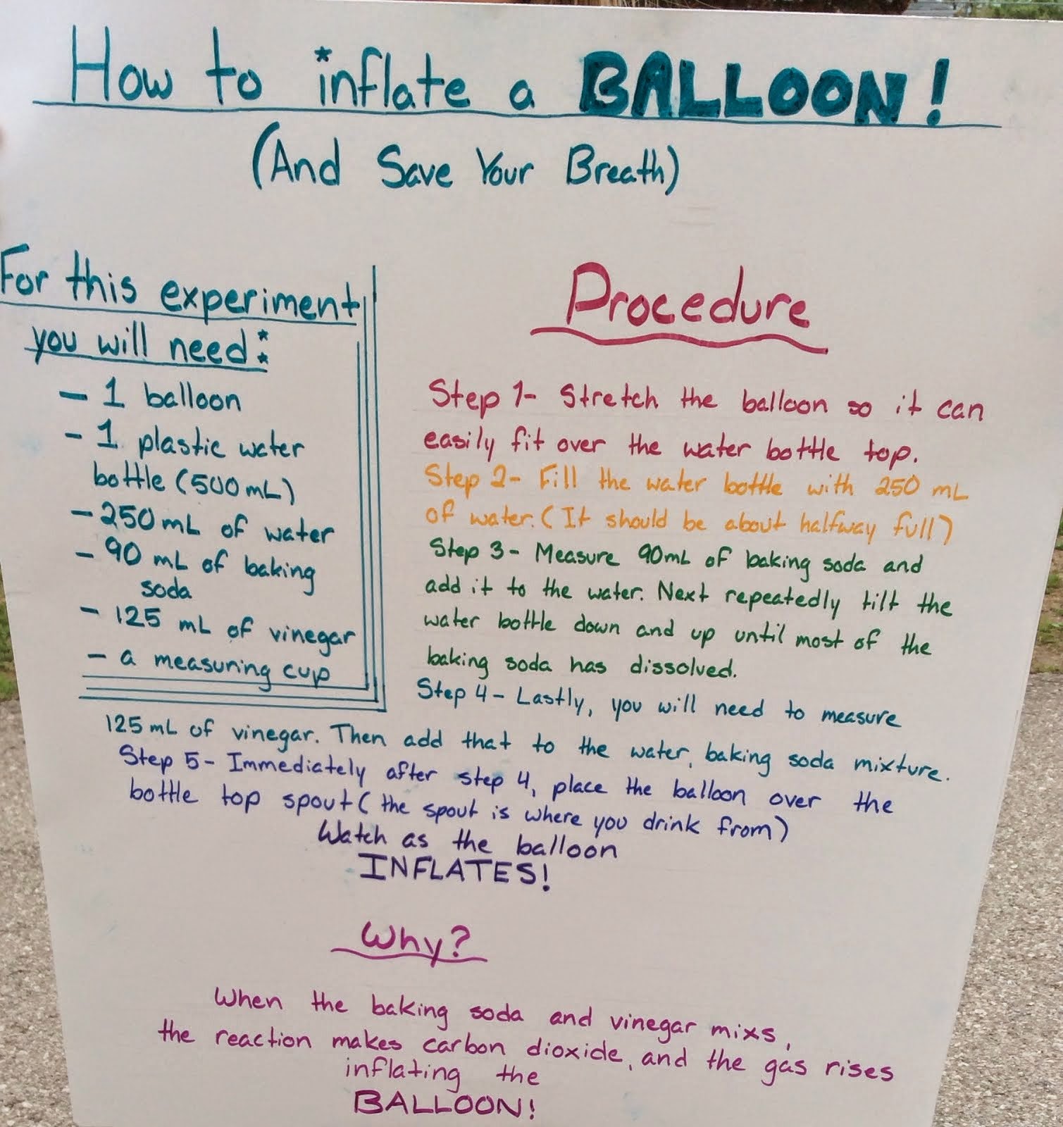 Room 13: Procedural Writing: How to inflate a balloon! (and save your ...