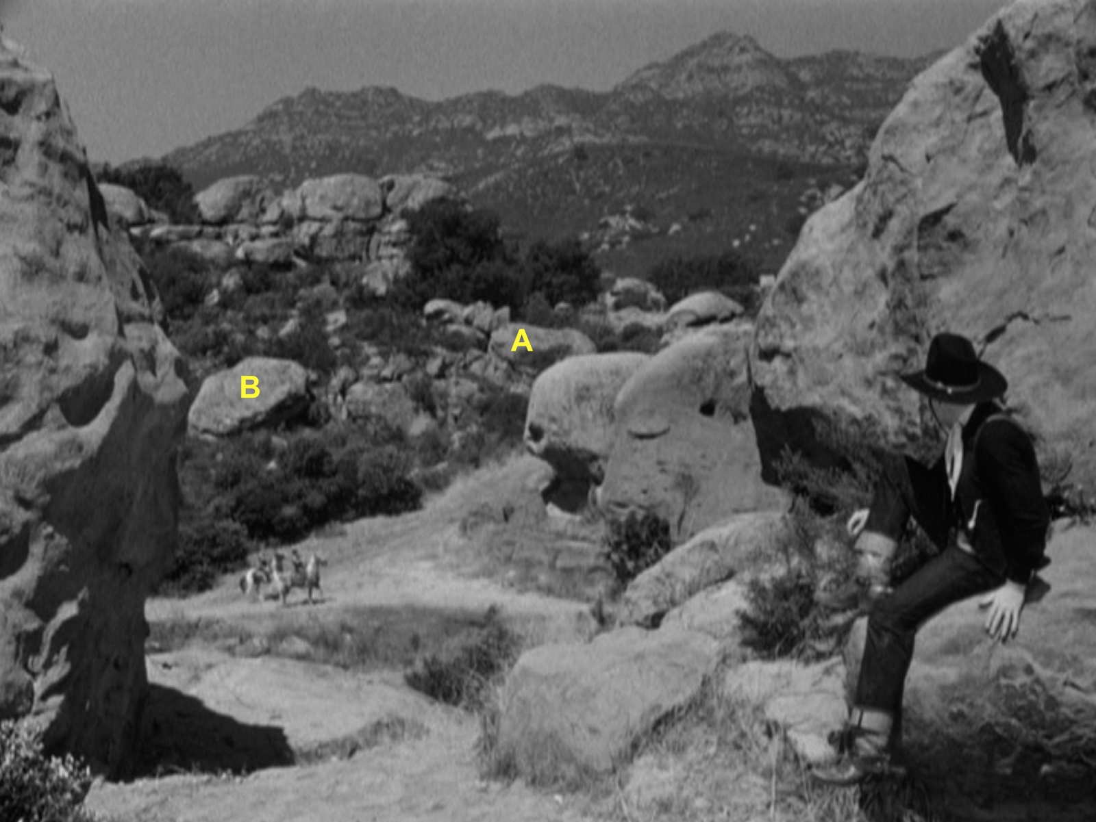 Iverson Movie Ranch: Batman Corner, where Johnny Mack Brown rode the ...