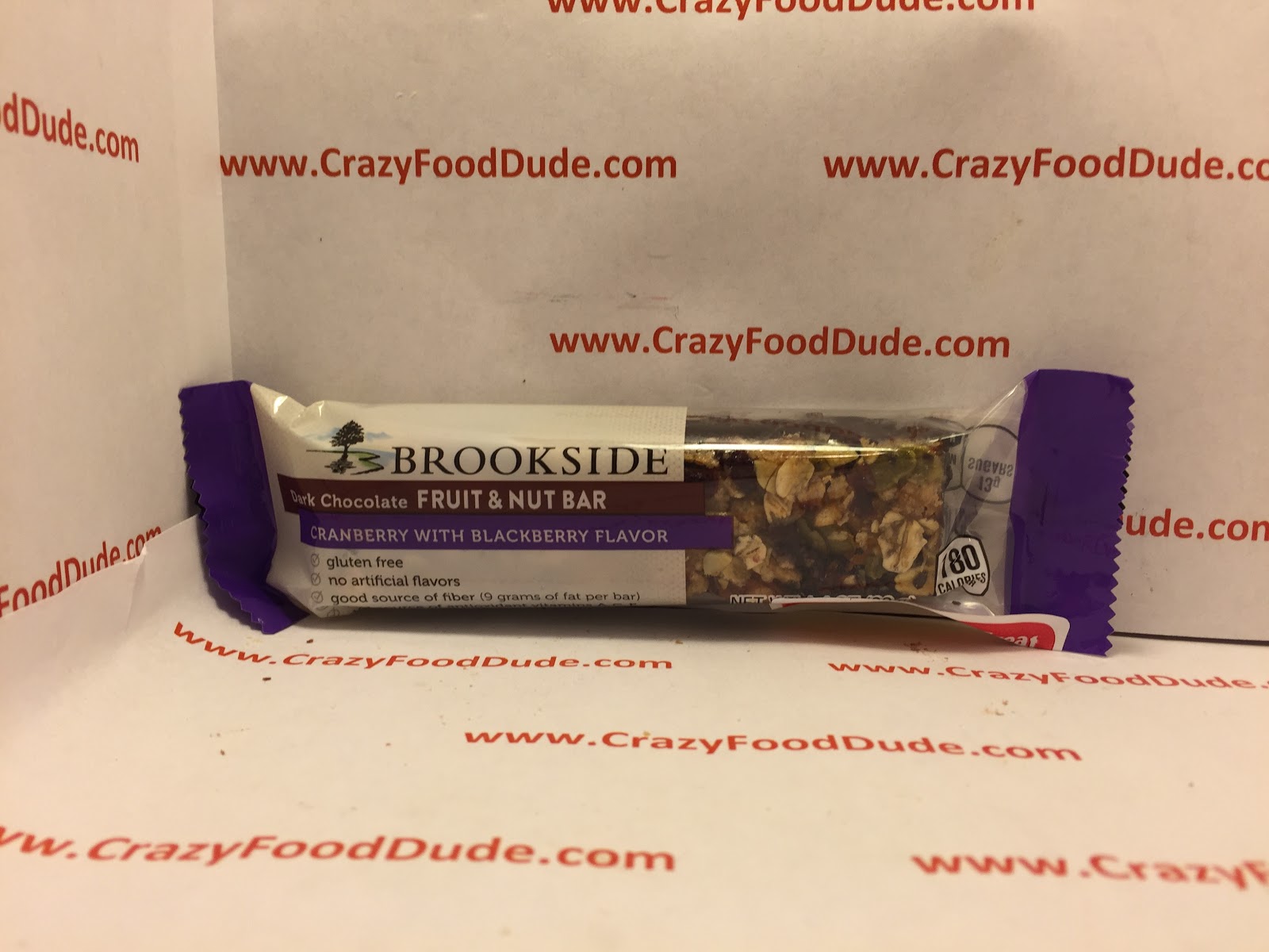 Crazy Food Dude: Review: Brookside Dark Chocolate Cranberry With ...