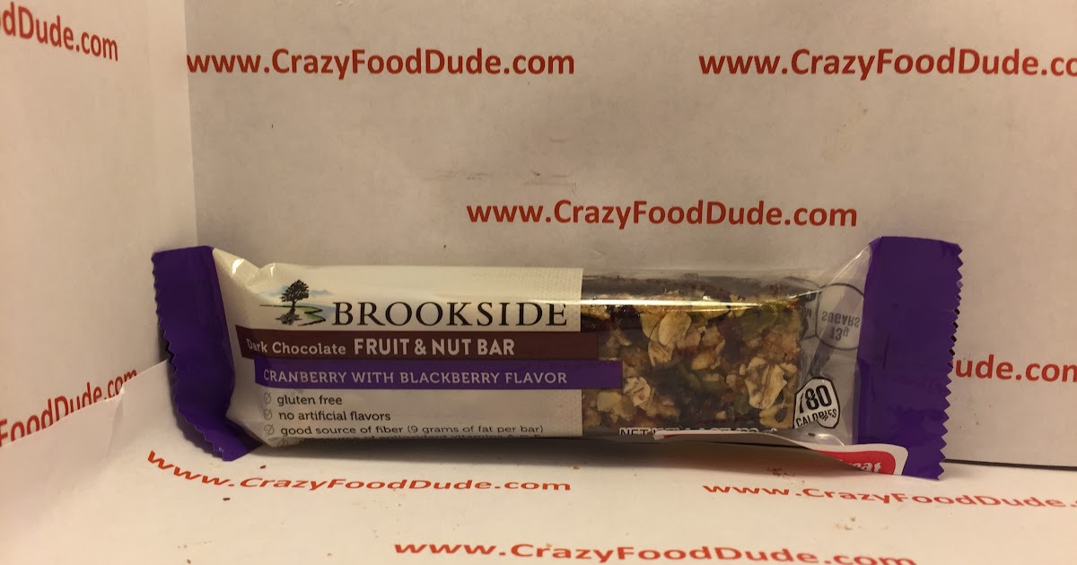 Crazy Food Dude: Review: Brookside Dark Chocolate Cranberry With ...