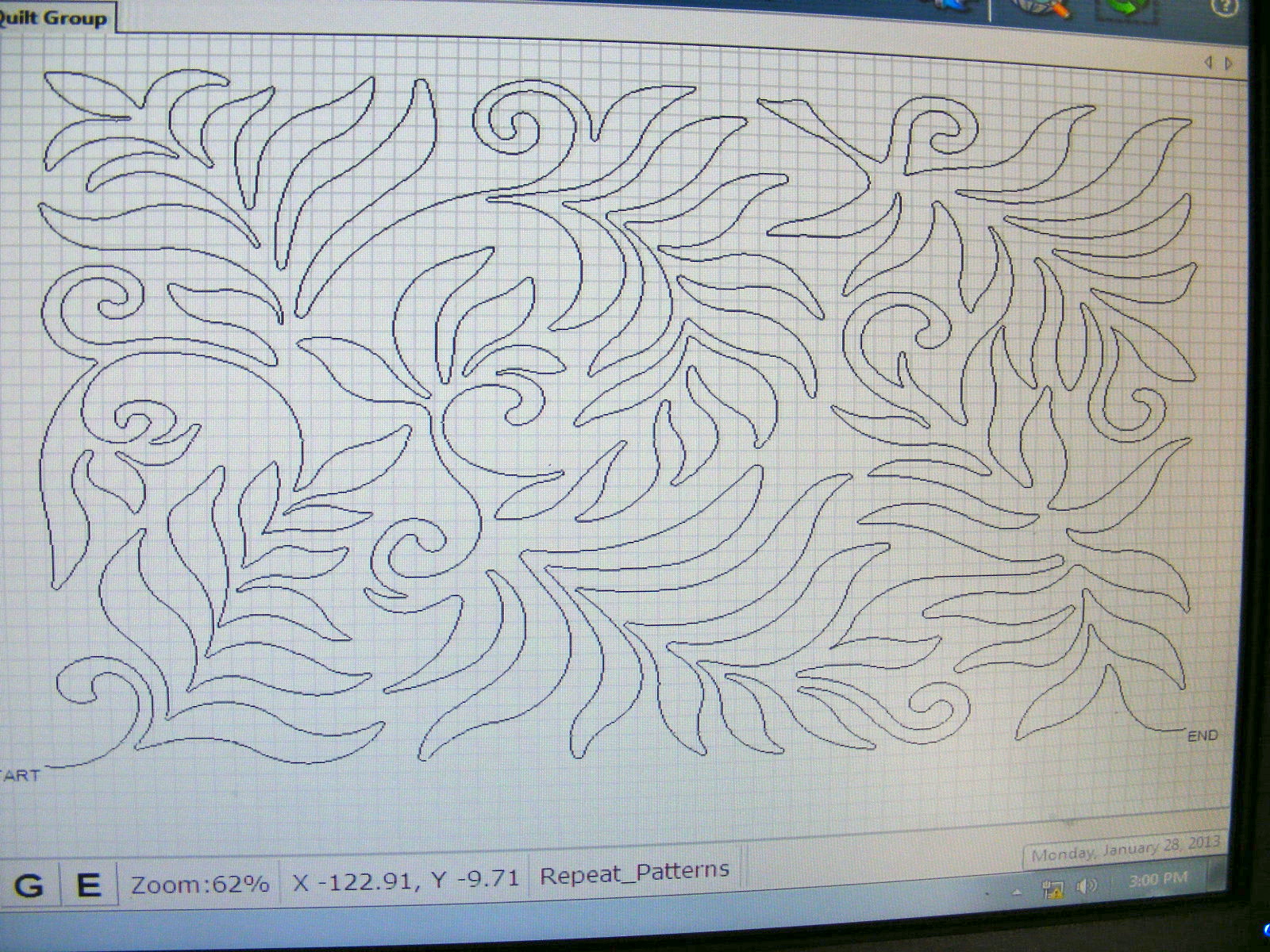 TIA CURTIS QUILTS: Some Edge to edge designs