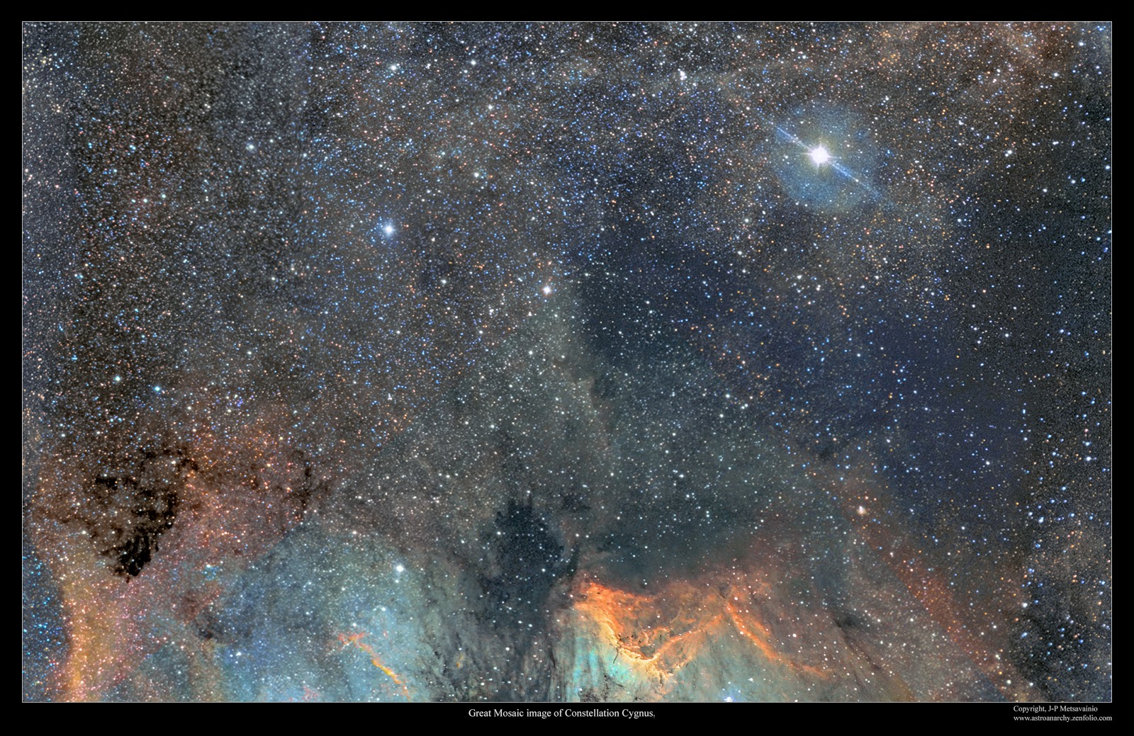 Astro Anarchy: Grande mosaic of Cygnus, 18-panels, over 150 hours and ...