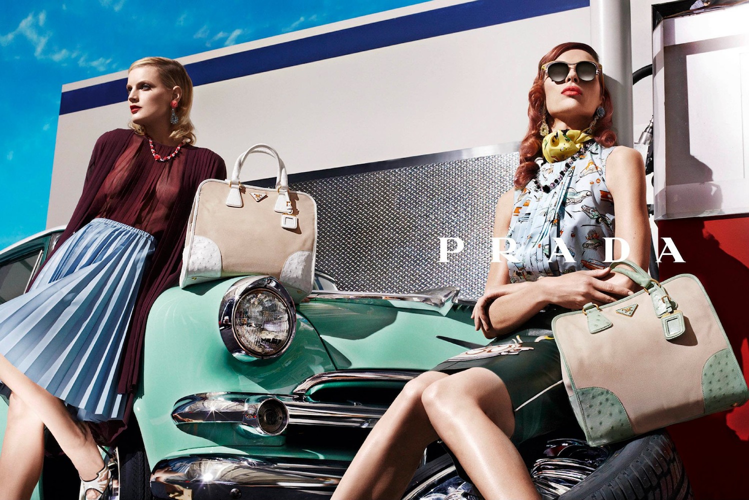 Ad Campaign: Prada S/S 2012: Kati Nescher, Meghan Collison, Natasha ...