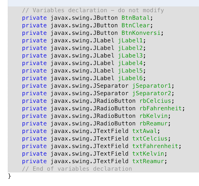 Membuat Aplikasi Konverter Suhu dengan Java Netbeans ~ Ngoding Java