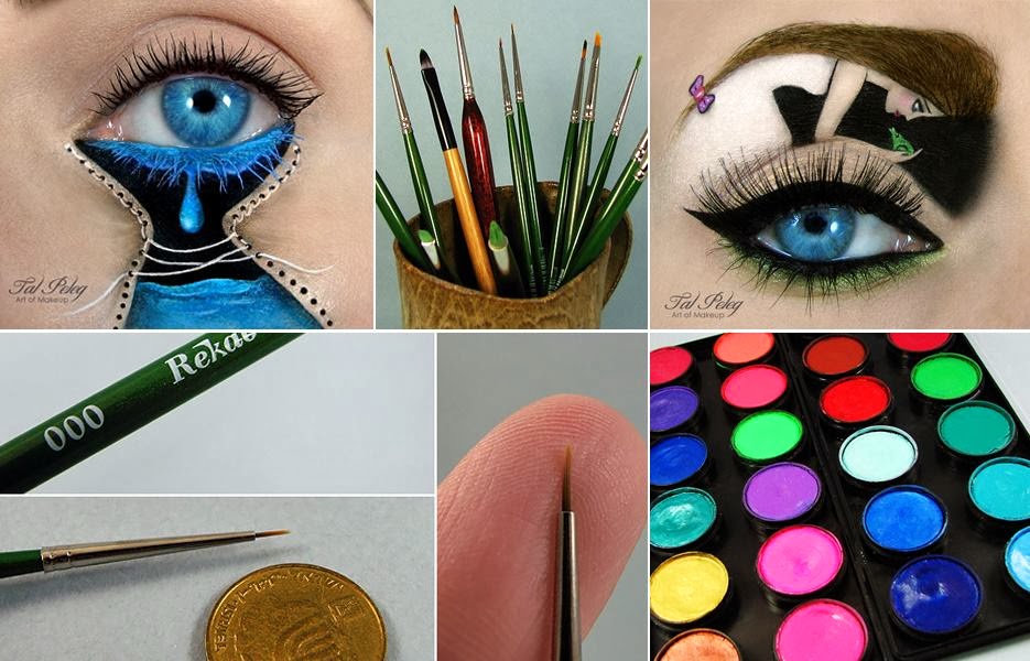 Crown Brush: Inspiring Eye art by Tal Peleg