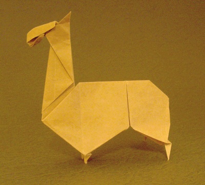 origami Llama Kasahara Omnibus 3D ~ easy instructions to origami