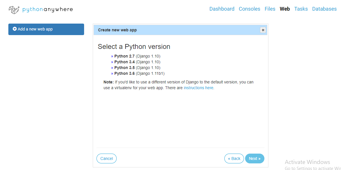 Software Development Practice II : Cloud : Pythonanywhere !! Host, run ...