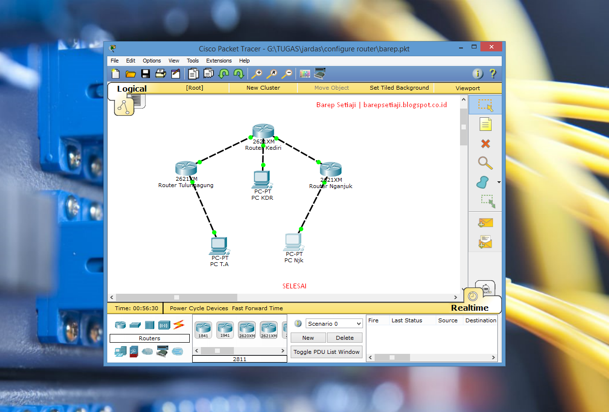 Cara mengonfigurasi Router menggunakan CLI di Cisco Packet Tracer ...