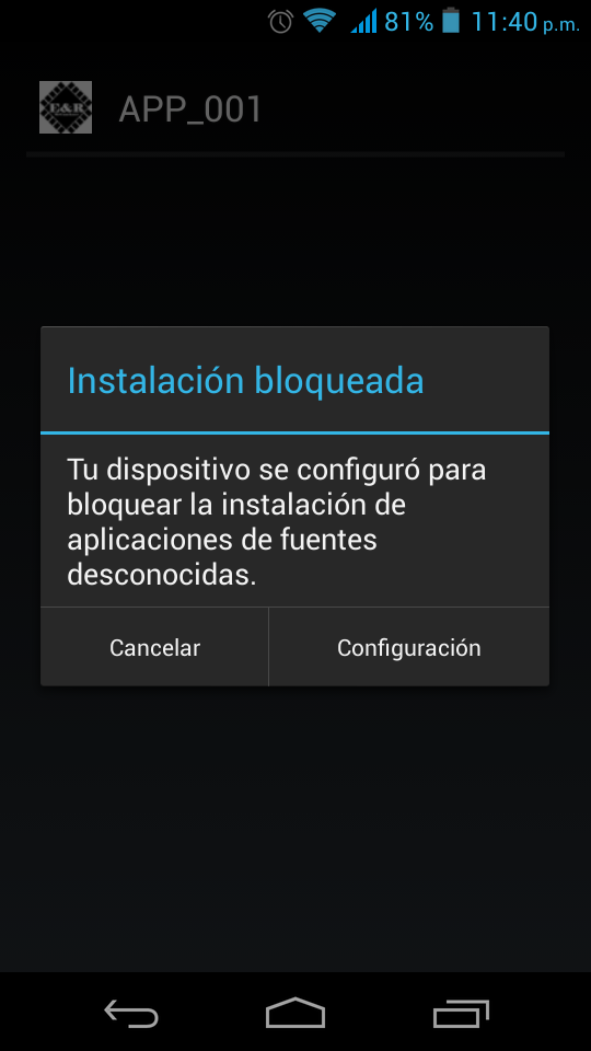 APP Inventor: Pasos para instalar un archivo APK en el celular (Opción 1)
