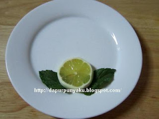 Contoh gambar Garnish dengan bentuk sederhana - Welcome to my kitchen