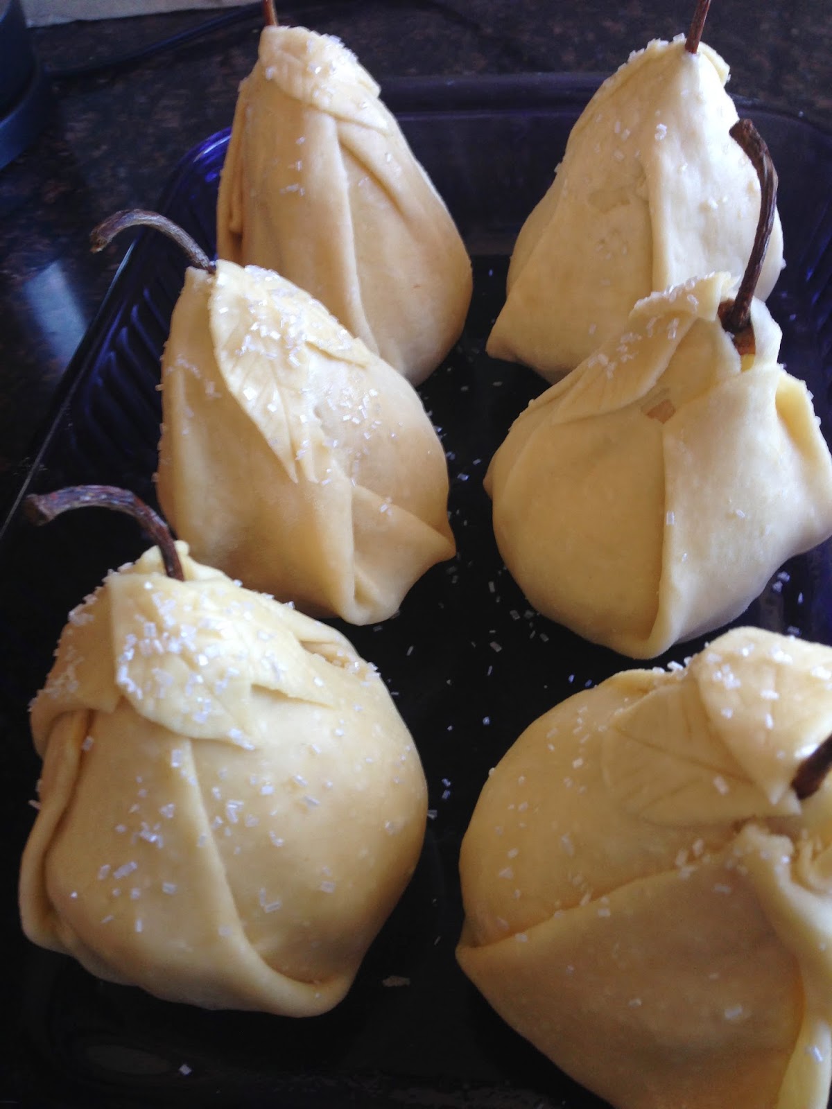 Delicious Reads: Autumn Pear Dumplings with Cream Cheese Filling