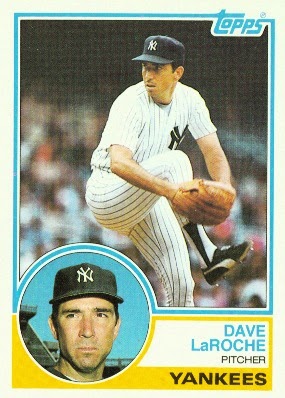 1983 Topps Blog: #333 Dave LaRoche - New York Yankees