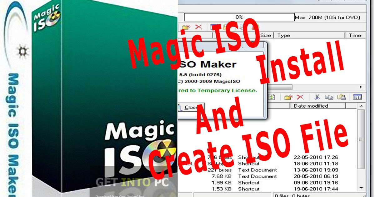 Magic ISO Maker Install And Create ISO File Very Easy . | Bhinder Badra ...