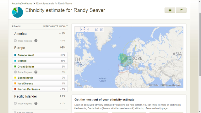 Genea-Musings: Comparison of My Autosomal DNA Ethnicity Estimates