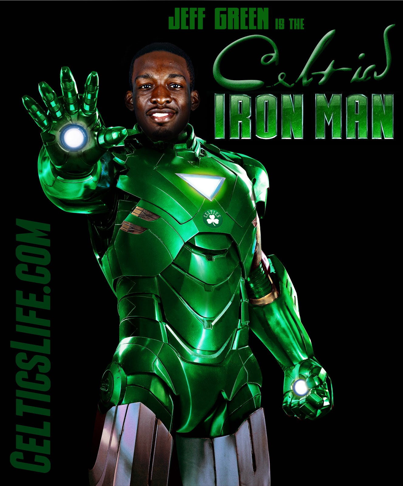Jeff Green has probably literally turned into Iron Man