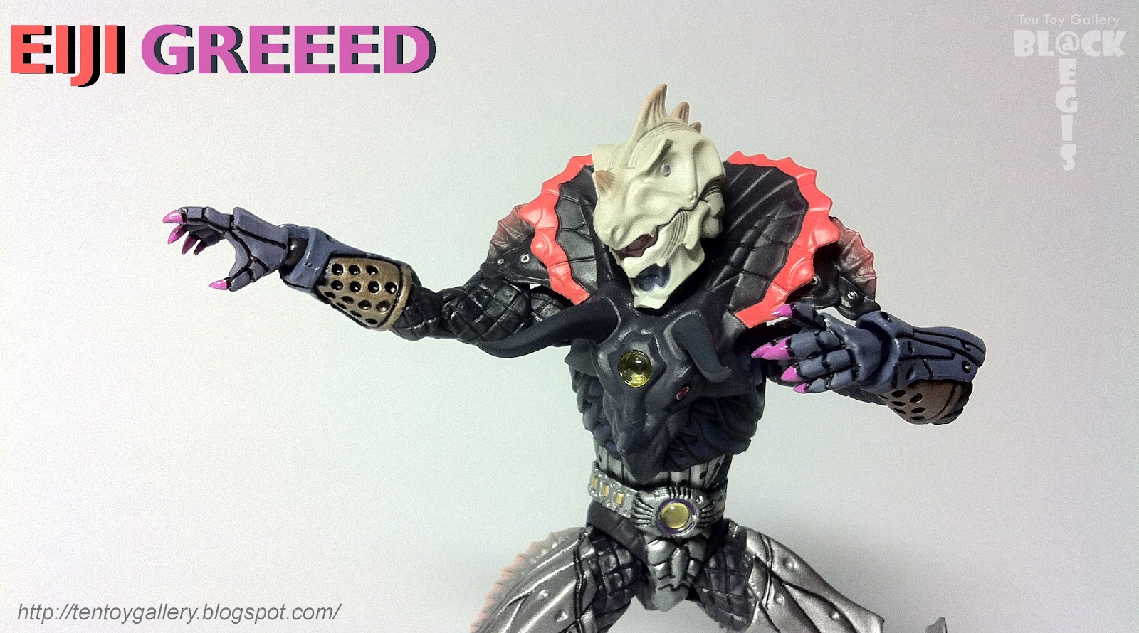 Ten Toy Gallery: Review: S.H.Figuarts Eiji (Greeed)