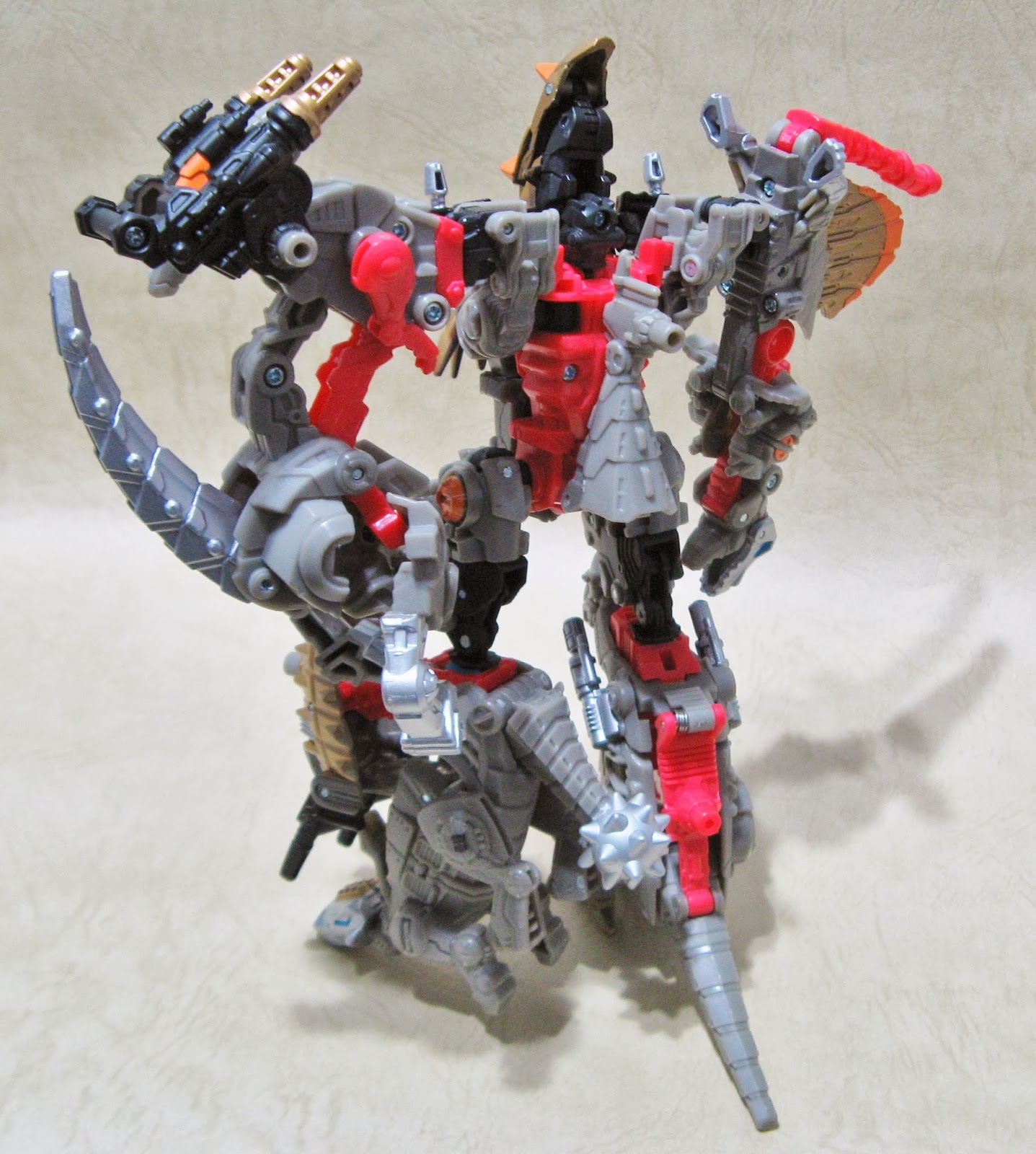TRANSFORMERS : Power Core Combiners GRIMSTONE with Dinobots變形金剛能量核心合体酷石和恐龍幫
