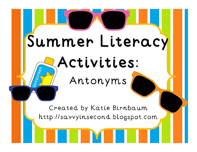 Savvy in Second: Summer Literacy Centers